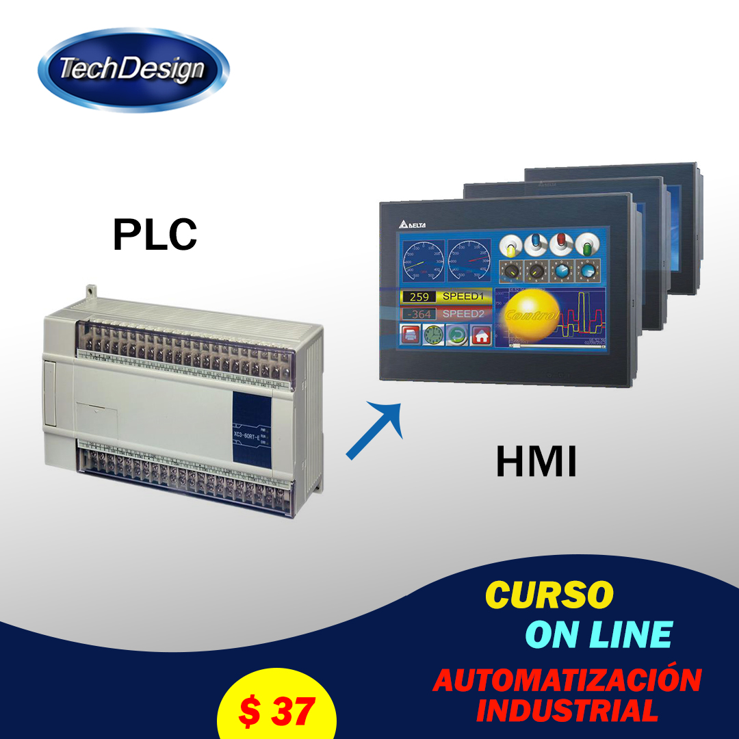 Curso PLCs y HMI - TechDesign - Automatización, PLCs CAD CAM CNC ...